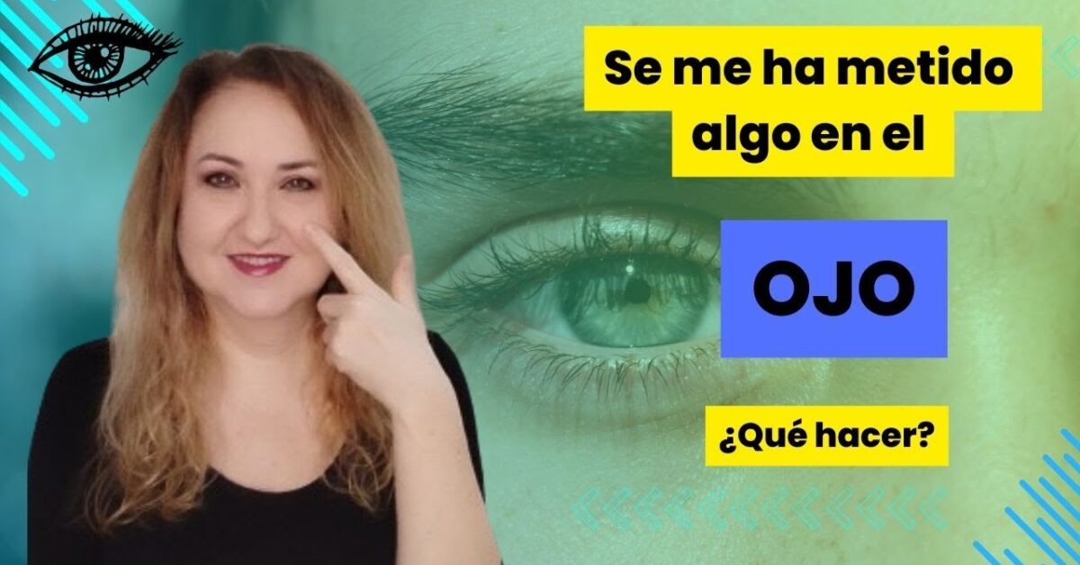 Se me ha metido algo en el ojo - El Blog de Rosa